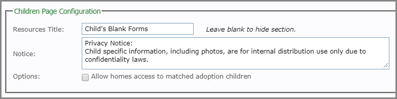 Family Web Configuration: Child Tab – extendedReach Help Center