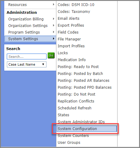 System Settings - System Configuration (General) – extendedReach Help ...